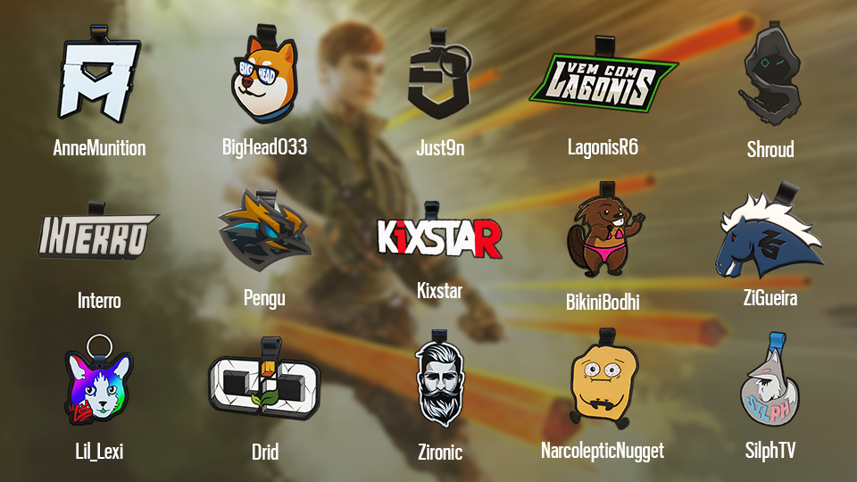 R6 Siege Streamer Charms So Erhalten Konto Verkn pfen Mehr R6 Siege Streamer Charms So Erhalten Konto Verkn pfen Mehr