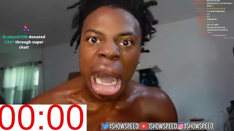 IShowSpeed versucht Kylie Jenner TikTok Lip Challenge, bereut es sofort ...