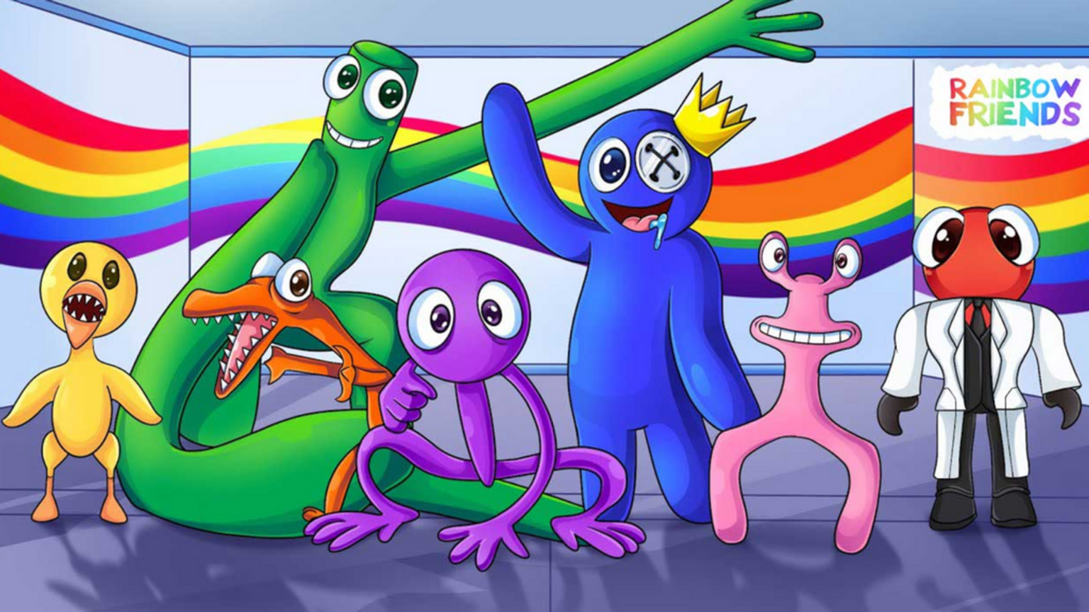 Alle Rainbow Friends-Charaktere und wie man sie vermeidet | Komponenten PC